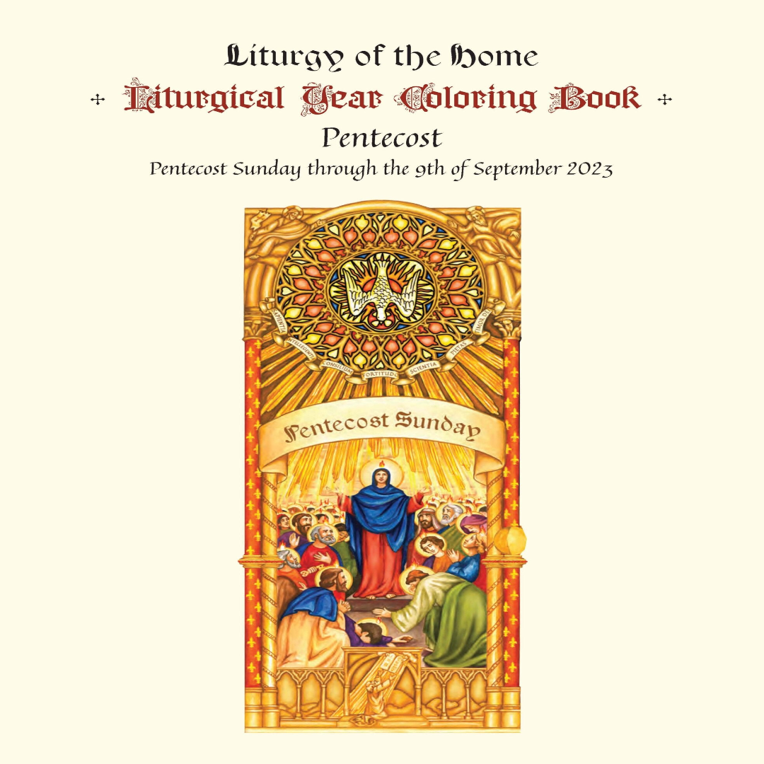 ILLUSTRATED LITURGICAL YEAR COLORING BOOK, PENTECOST 2024 VOLUME III ...